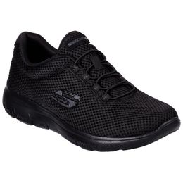 Skechers Damen Slip-On Sneaker &raquo;SUMMITS&laquo; Freizeitschuh, Halbschuh, Schlupfschuh mit komfortabler Innensohle schwarz 38