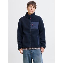 Jack & Jones Jack & Jones Herren Fleecejacke &raquo;JJTHATCHER FLEECE JACKET&laquo; blau XS