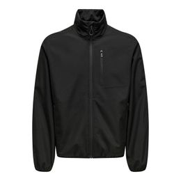 Only & Sons Only & Sons Damen ONLY & SONS Bomberjacke &raquo;ONSODENSE SOFTSHELL BOMBER JACKET OTW OT&laquo; ohne Kapuze schwarz XL