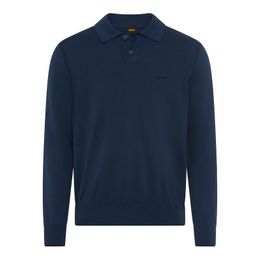 BOSS Orange Herren BOSS Orange Polokragenpullover &raquo;Asac&laquo; mit Logo-Stickerei S