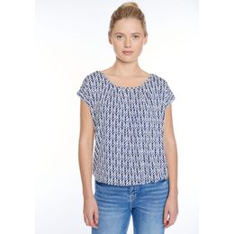 ZABAIONE Damen ZABAIONE Kurzarmshirt &raquo;Mi44nou&laquo; blau XL
