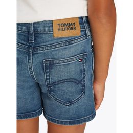 Tommy Hilfiger M&auml;dchen Shorts &raquo;NORA SHORT&laquo; in blauer Waschung blau 5 (110), N-Gr