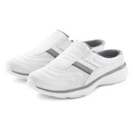 Vivance Herren Sabot Sneaker, Freizeitschuh, Halbschuh, Unisex VEGAN wei&szlig; 40
