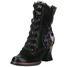 Laura Vita Damen Laura Vita Schn&uuml;rstiefelette &raquo;Laura Vita Stiefelette Leder/Textil&laquo; 40