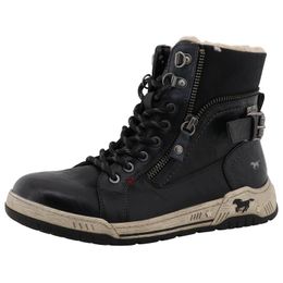 Mustang Shoes Damen Winterboots &raquo;Ihana&laquo; High Top Sneaker, Winterboots mit Warmfutter und TEX schwarz 37