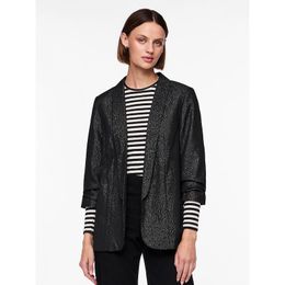 Pieces Damen Pieces Longblazer &raquo;PCBOSELLA 3/4 GLITTER BLAZER NOOS&laquo; schwarz XS
