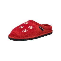 Haflinger Damen Hausschuh &raquo; Hausschuhe Wolle&laquo; rot 37