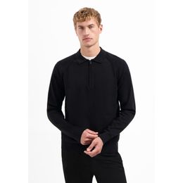 NO EXCESS Herren NO EXCESS Stehkragenpullover &raquo; Half-Zip-Polo-Pullover Pullover Polo Half Zip Solid&laquo; 3XL