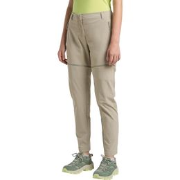 Jack Wolfskin Damen Zip-off-Hose &raquo;HIKEOUT ZIP OFF PANTS W&laquo; grau 46, Normalgr&ouml;&szlig;en