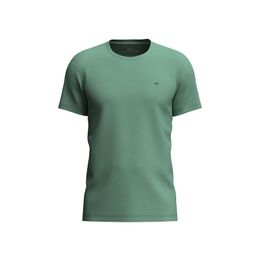 Fynch-Hatton Herren Fynch-Hatton Rundhalsshirt unifarben, aus reiner Baumwolle gr&uuml;n 3XL