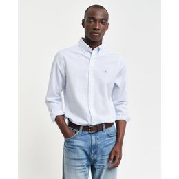 Gant Herren Langarmhemd &raquo;SLIM POPLIN STRIPE SHIRT&laquo; blau L, N-Gr