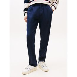 Tommy Jeans Herren Stoffhose &raquo;TJM ISAAC LIGHT COTTON PANTS&laquo; Mit G&uuml;rtelschlaufen blau 36, L&auml;nge 32