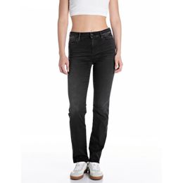 Replay Damen Straight-Jeans &raquo;ZOLIE&laquo; schwarz 28, L&auml;nge 32
