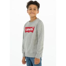 Levi's Kids Jungen Levi's Kids Sweatshirt &raquo;LVB LVB FRENCH TERRY BATWING&laquo;, mit gro&szlig;em Logo grau 8/128
