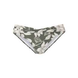 s.Oliver Damen s.Oliver Bikini-Hose &raquo;Lady&laquo; mit floralem Design gr&uuml;n 38, N-Gr