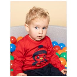 TRIGEMA Jungen Sweatshirt &raquo;TRIGEMA Langarmshirt mit s&uuml;&szlig;em Pinguin-Print&laquo; braun 80