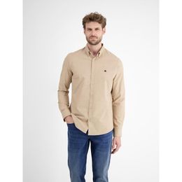 Lerros Herren Lerros Langarmhemd &raquo;Oxford Solid&laquo; mit Button-Down-Kragen L, N-Gr