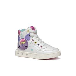 Geox M&auml;dchen Sneaker &raquo;J SKYLIN GIRL Blinkschuh&laquo; Schn&uuml;rboots, Blinkschuh mit Glitzer und Blinkfunktion bunt 25