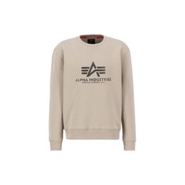 Alpha Industries Herren Sweater &raquo;Basic Sweatshirt Carbon&laquo; beige M
