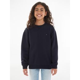 Tommy Hilfiger Jungen &raquo;U TIMELESS SWEATSHIRT&laquo;, Babys bis 2 Jahre, Logostickerei, Rundhals blau 74