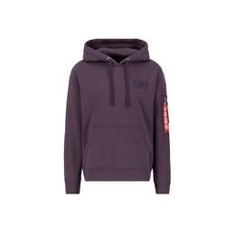 Alpha Industries Damen Hoodie &raquo;Backprint Hoodie Rainbow Refl. Print&laquo; lila M