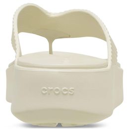 Crocs Zehentrenner 'Getaway Groove' Damen Gr&ouml;&szlig;e 39/40 ecru