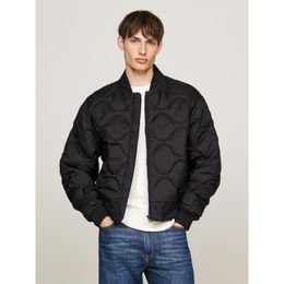 Tommy Hilfiger Damen Steppjacke &raquo;ONION QUILTED BOMBER&laquo; ohne Kapuze mit Stehkragen, modische Steppung schwarz XL