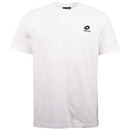 Lotto Herren Lotto T-Shirt - mit dezenter Logostickerei wei&szlig; XL (56/58)
