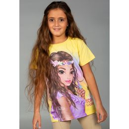 Topmodel M&auml;dchen TOPModel Kurzarmshirt &raquo;TOPModel&laquo; mit tollem Top Model Frontmotiv gelb 164