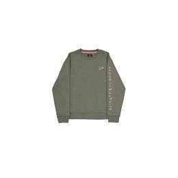 Alpha Industries Damen Sweater &raquo;Camo Sleeve Sweatshirt&laquo; gr&uuml;n 3XL
