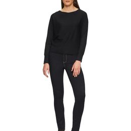 s.Oliver BLACK LABEL Damen s.Oliver BLACK LABEL Strickpullover mit Strukturmuster am Saum schwarz 42
