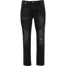 2Y Premium Herren 2Y Premium Bequeme Jeans &raquo;2Y Premium 2Y EMILIO RIPPED SLIM FIT JEANS&laquo; 31, Normalgr&ouml;&szlig;en