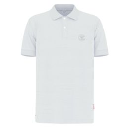 JOOP! Joop Jeans Herren Poloshirt &raquo;Ambros&laquo; mit Logostickerei wei&szlig; L