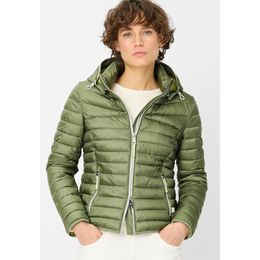 Fuchs & Schmitt Fuchs Schmitt Damen Steppjacke mit Kapuze abnehmbare Kapuze, Regular Fit, 2-Wegerei&szlig;verschluss 46