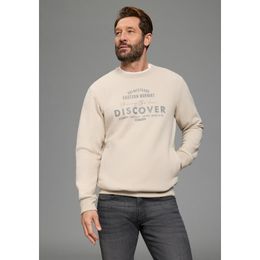 MAN'S WORLD Man's World Herren Sweatshirt, mit Eingrifftaschen, Rundhalsausschnitt, Langarm-Design M (48/50)