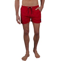 Ceceba Herren Ceceba Badeshorts &raquo;Rio&laquo; mit gro&szlig;em Gr&ouml;&szlig;enlauf, bequem, kein Aufbl&auml;hen durch Air Leak Systems rot 3XL, N-Gr