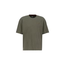 Alpha Industries Damen T-Shirt &raquo;3D Small Logo T-Shirt&laquo; gr&uuml;n XXL