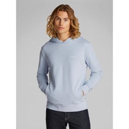 Calvin Klein Herren Kapuzensweatshirt &raquo;MICRO LOGO HOODIE&laquo;, mit K&auml;ngurutasche blau L