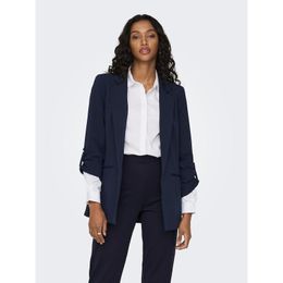Only Damen Only Kurzblazer &raquo;ONLKAYLE-ORLEEN 3/4 BLAZER TLR NOOS&laquo; Materialmix, regular fit blau 34XS