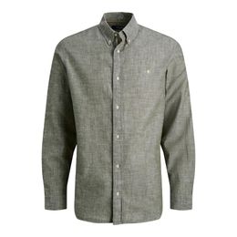 Jack & Jones Jack & Jones Herren Langarmhemd &raquo;JPRBLUSUMMER LINEN BLEND SHIELD LS SHIRT&laquo; S, N-Gr