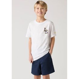 Levi's Kids Jungen Levi's Kids T-Shirt &raquo;LVB "LS" MONOGRAM TEE&laquo; mit Markendruck for BOYS wei&szlig; 6 (116)