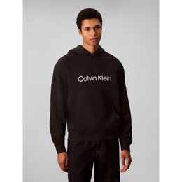 Calvin Klein Herren Kapuzensweatshirt &raquo;LS EU STANDARD LOGO 350TERRY PO&laquo;, Mit Rundhalsausschnitt, regular fit L