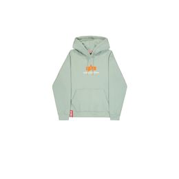 Alpha Industries Damen Hoodie &raquo;Basic Hoodie BL Rubber&laquo; gr&uuml;n M