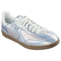 Skechers Damen Sneaker &raquo;HOTSHOT-TRUE IRIDESCENCE&laquo; Retro Sneaker, Schn&uuml;rschuh im irisierenden Metallic Look silber 39
