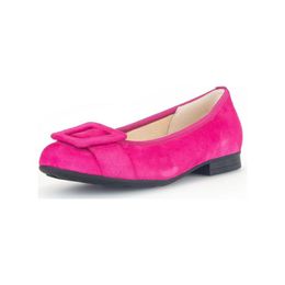 Gabor Comfort Damen Ballerina &raquo; Ballerinas Veloursleder&laquo; rosa 37,5