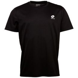 Lotto Herren Lotto Rundhalsshirt - atmungsaktiv und schnelltrocknend schwarz XL (56/58)