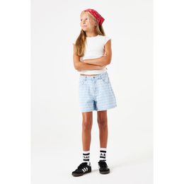 Garcia M&auml;dchen Shorts mit Muster for GIRLS blau 134, N-Gr