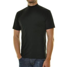 Ragman Herren Ragman Stehkragenshirt schwarz L