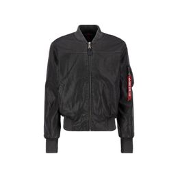 Alpha Industries Damen Bomberjacke &raquo;MA-1 Faux Leather Vintage&laquo; schwarz XL