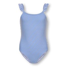 Kids Only M&auml;dchen KIDS Only Badeanzug &raquo;KOGSUNNY STRUCTURE SWIMSUIT ACC&laquo; mit kleiner R&uuml;sche an der Schulter 122/128, N-Gr